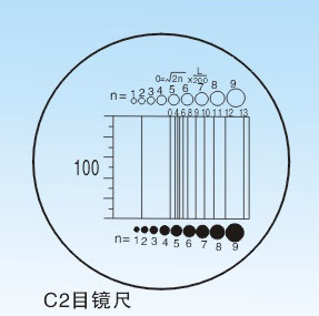显微镜目镜测微标尺主要规格及安装说明_景通仪器